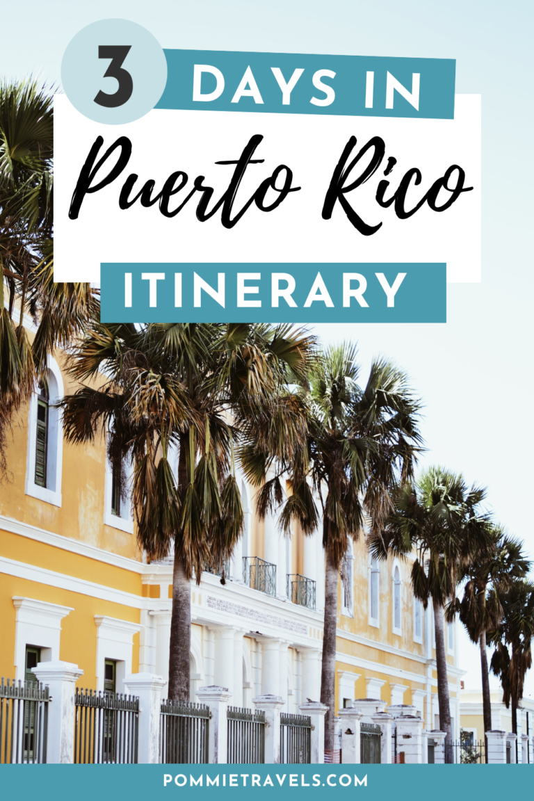 3 Days in Puerto Rico: Itinerary & Places to Eat! | Pommie Travels